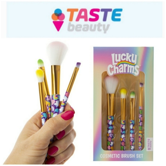 Taste Beauty | Makeup | Taste Beauty X Lucky Charms Cosmetic Brush Set ...